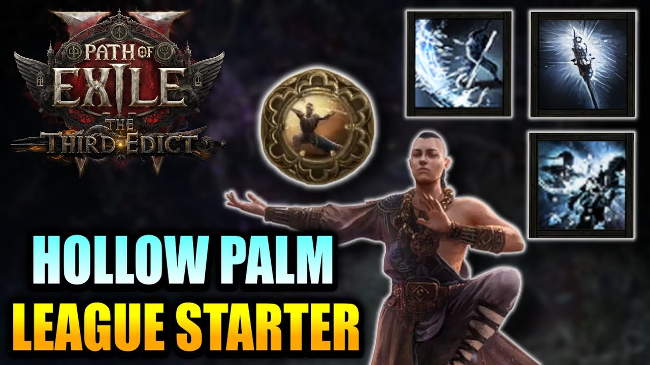 POE2 - Hollow Palm Technique Invoker Monk - 0.3 League Starter Guide ...
