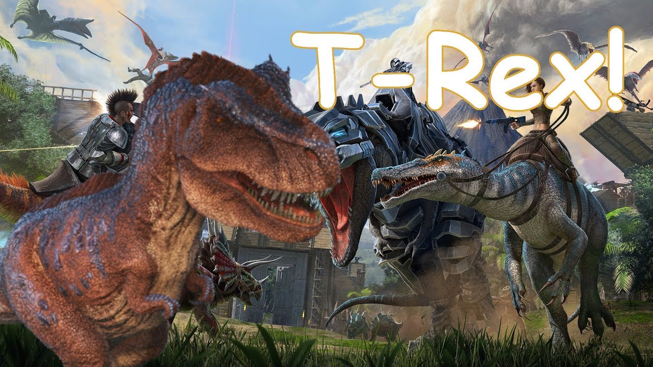 T-REX! RIP IN THE CHAT: Ark Valguero - YouTube