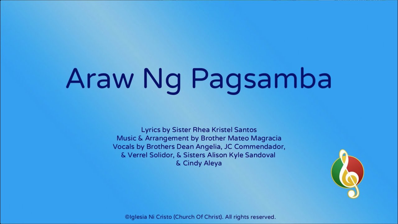 Araw Ng Pagsamba - YouTube