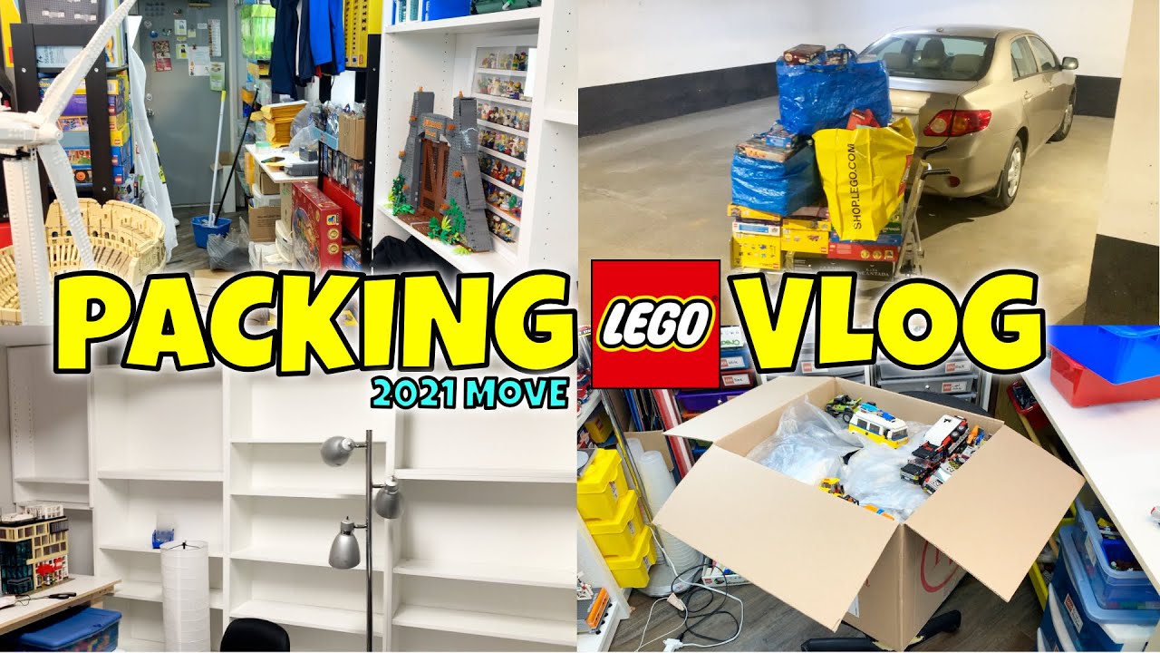 Packing up my entire LEGO Collection & LEGO Room | 2021 Vlog - YouTube