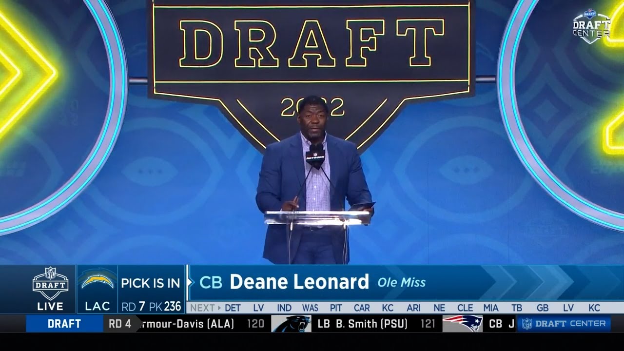 Chargers Select CB Deane Leonard (Rd 7, Pick 236) | LA Chargers - YouTube