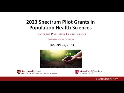 2023 Spectrum PHS Pilot Grant Info Session Recording - YouTube