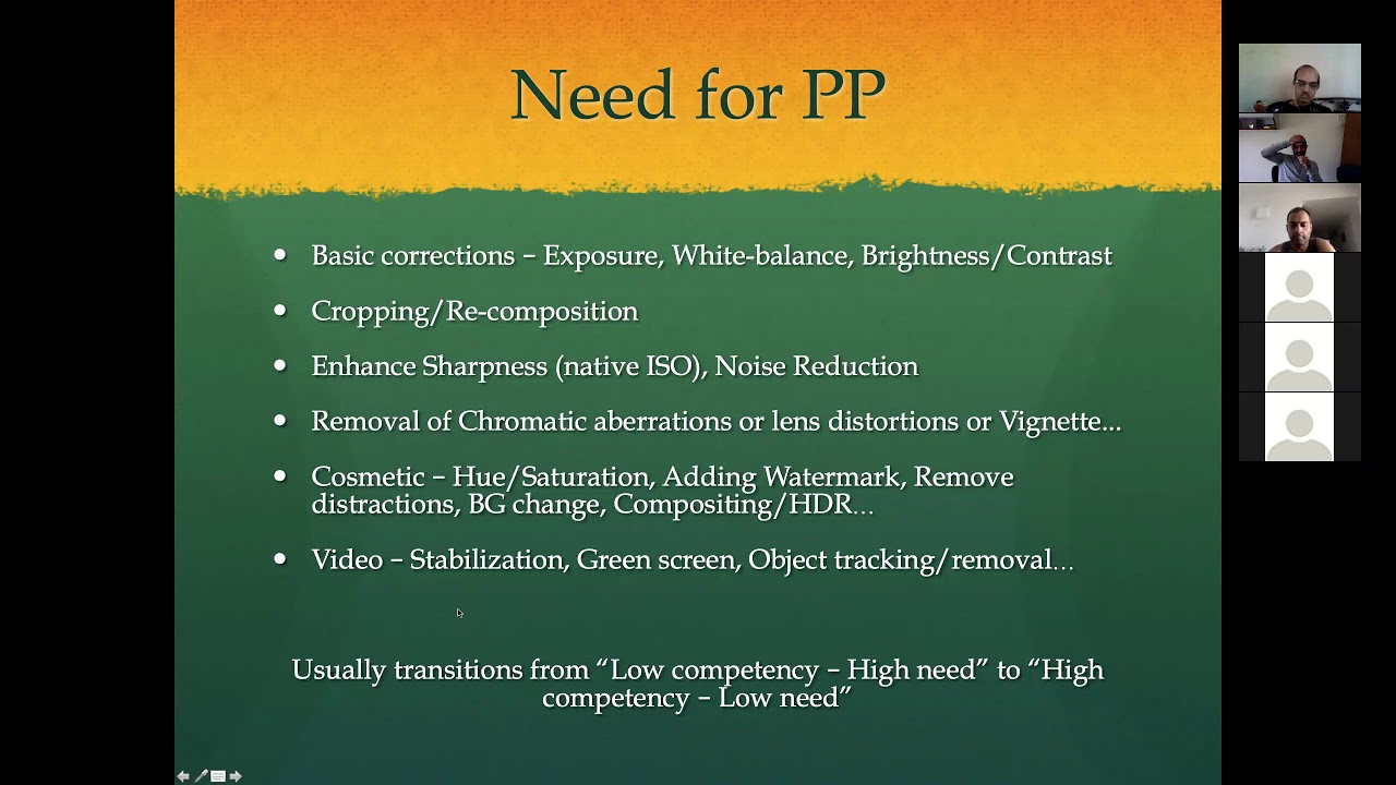 BMOP - Post Processing session - YouTube