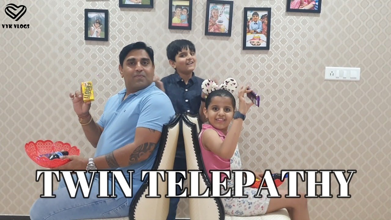 TWIN TELEPATHY | FUNNY GAMES | BROTHERSISTER | VLOG # 06 - YouTube