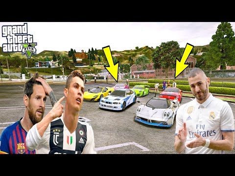 RONALDO VE MESSİ PAHALI SÜPER ARABA PAZARINA GİDİYOR!(MEVZU ÇIKTI) - GTA 5