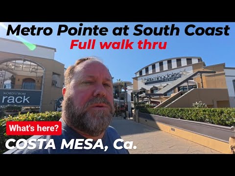 Checking out Metro Pointe in Costa Mesa, Ca. full walk thru. Across from South Coast Plaza - YouTube