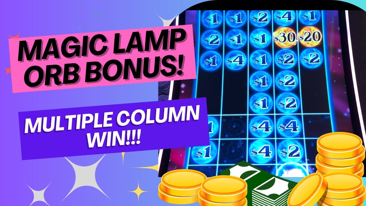 Magic Lamp Slot Machine - Multiple Column Win! - YouTube