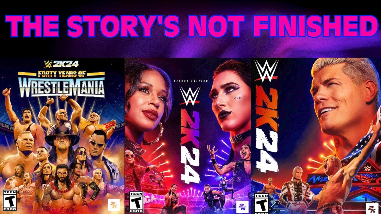 WWE 2K24- Cover Reveal, Trailer Breakdown, New Features Revealed - YouTube