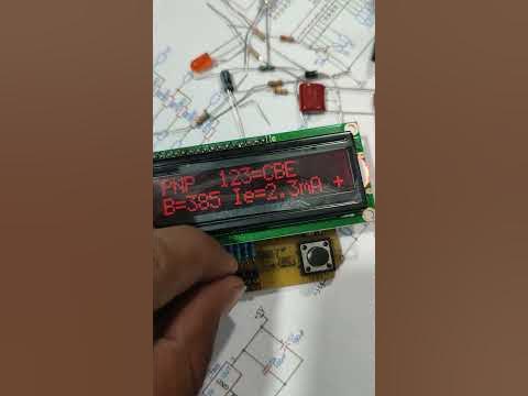 Probando el proyecto de tester de componentes electrónicos con Arduino ...