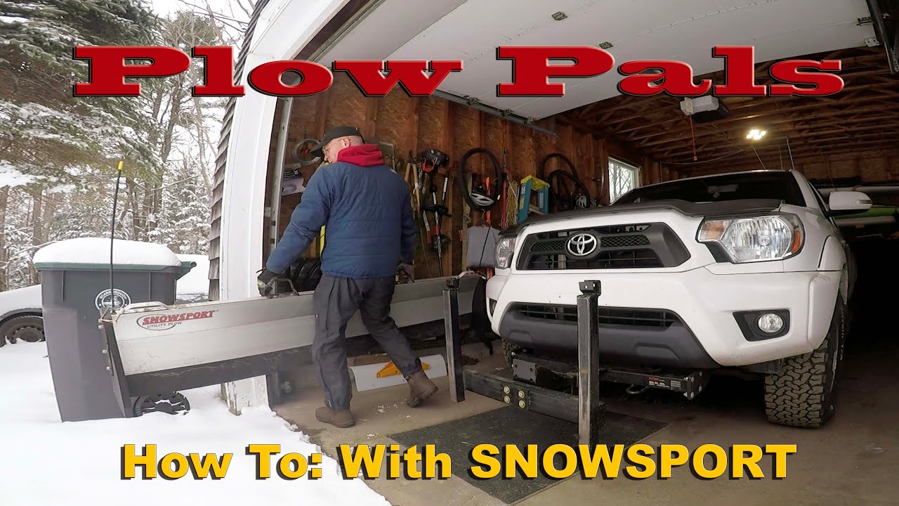 How to Plow with Snowsport - YouTube