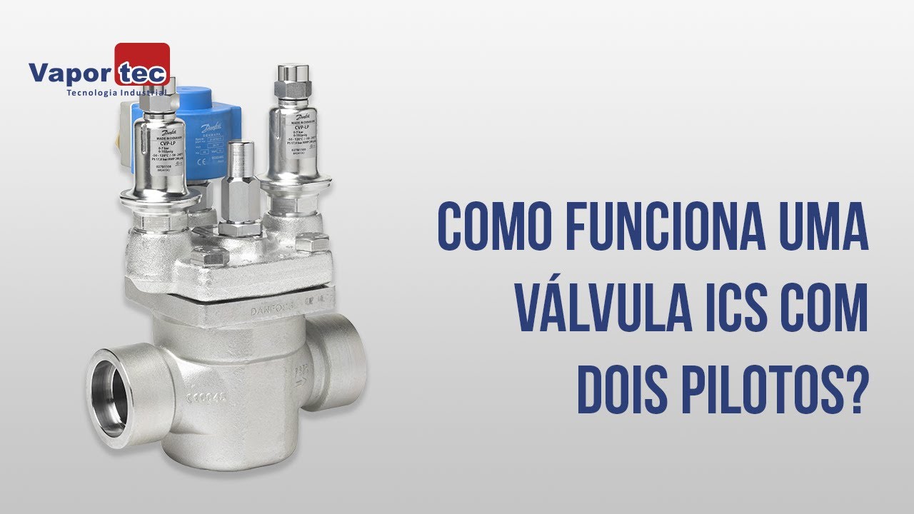 Funcionamento de uma válvula ICS com dois pilotos Danfoss - YouTube