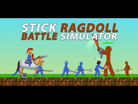 Stickman Rider vs Siege tower - Marble & Ragdoll battle - YouTube