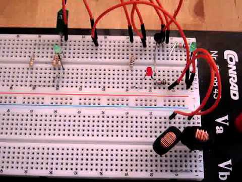 Raspberry Pi: NPN-transistor with LED in an RL-circuit with extra LED ...