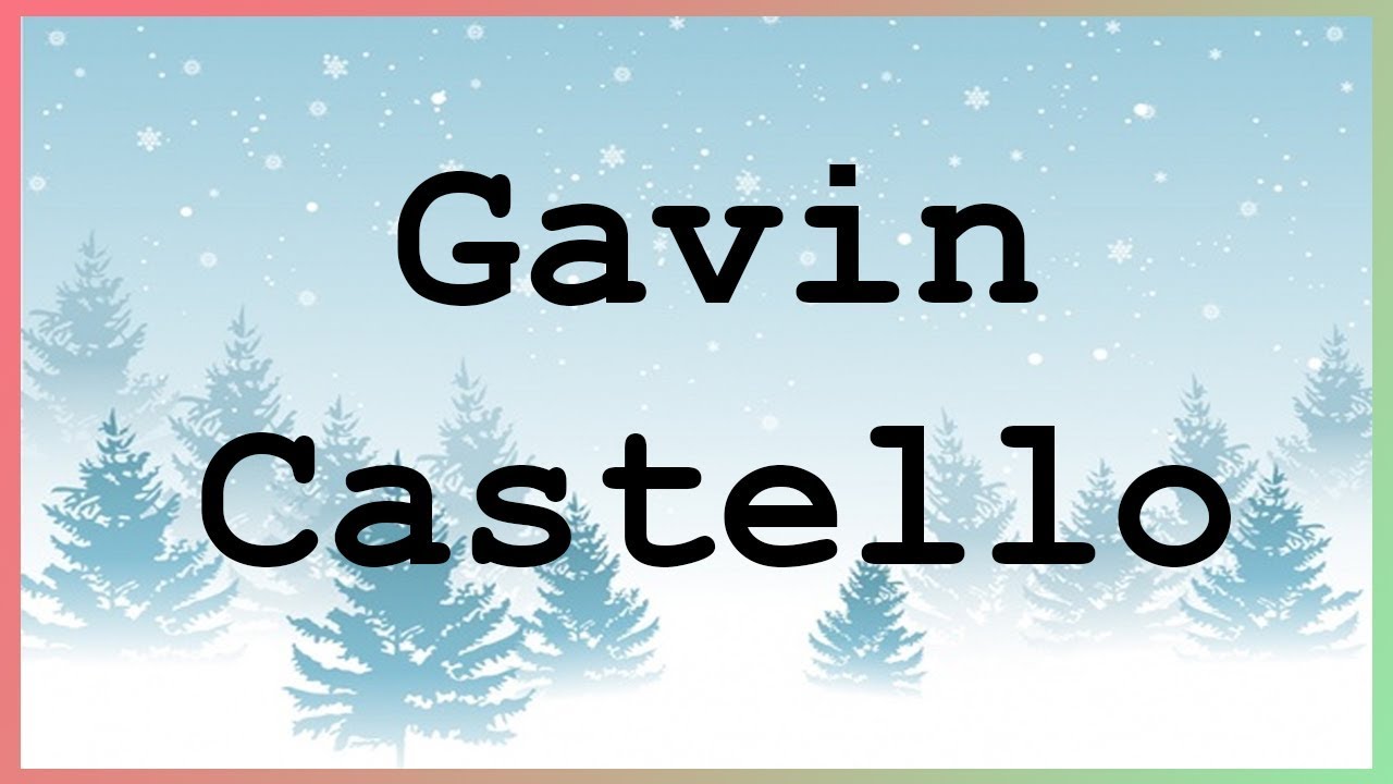 Who or What Am I - Gavin Castello - YouTube