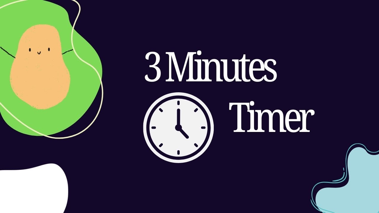 3 Minutes Countdown Timer | Funny Potato Edition - YouTube
