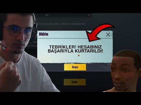 PUBG MOBİLE ÇALINAN HESAP NASIL GERİ ALINIR ? (HESAP KURTARMA)