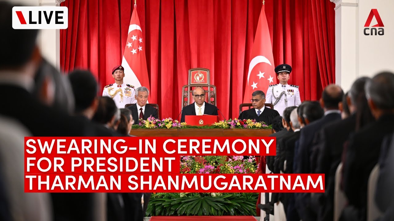 [LIVE] Tharman Shanmugaratnam's inauguration as Singapore's 9th ...
