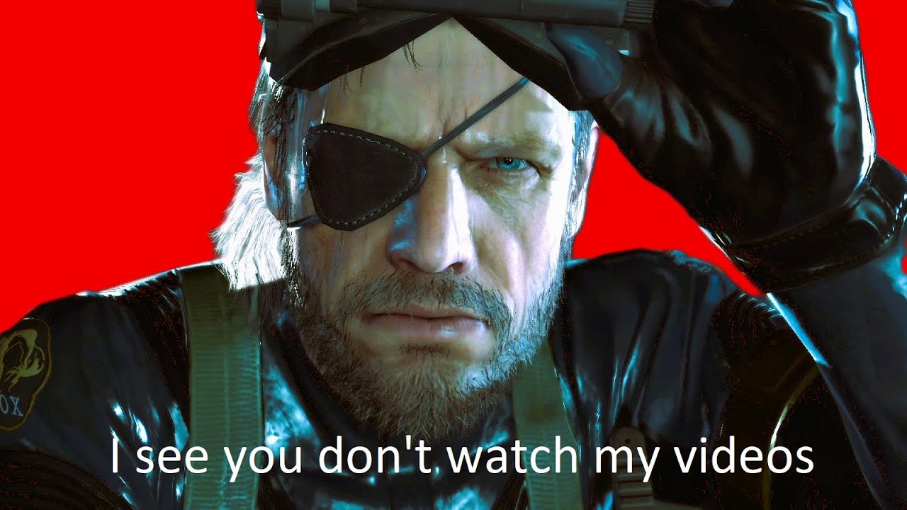 MGS V but it's only memes - YouTube