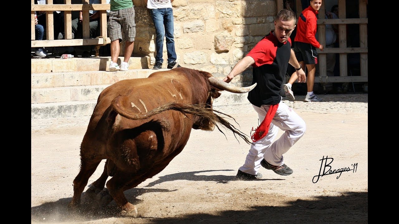 Toro embolado Cantavieja 2013 - YouTube