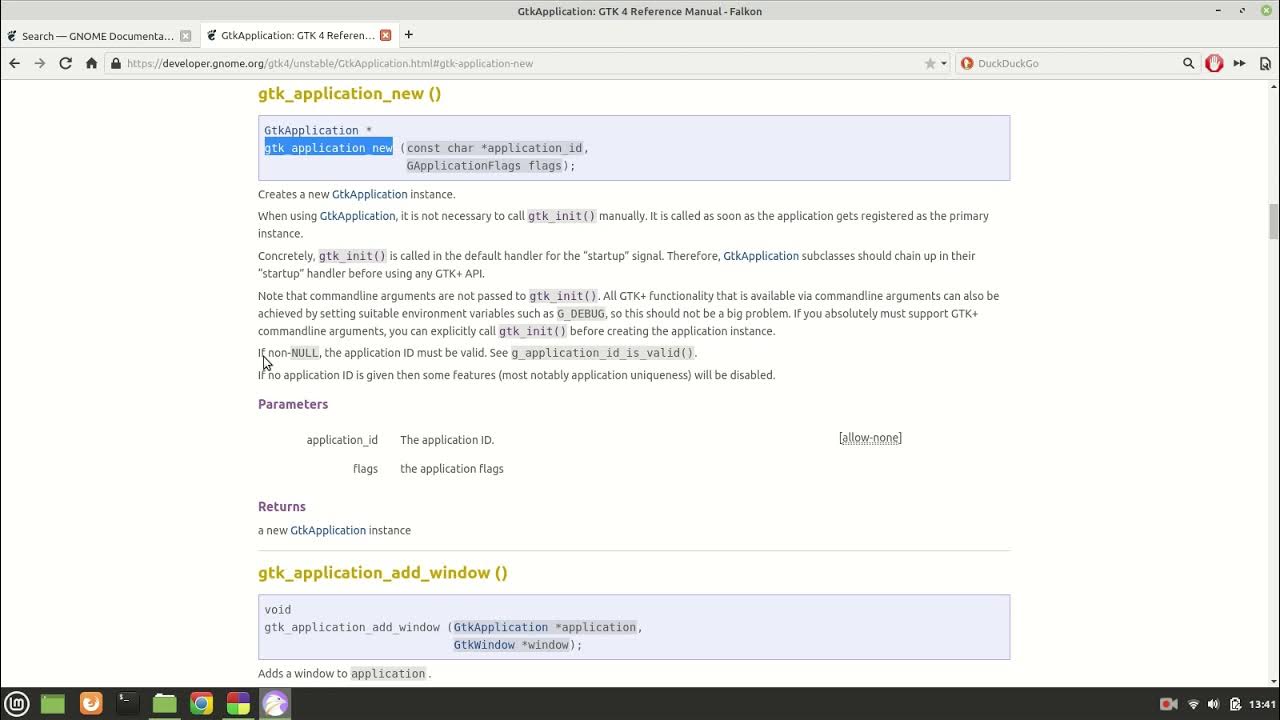 Gtk4 Gtkapplication Tutorial 01 Youtube