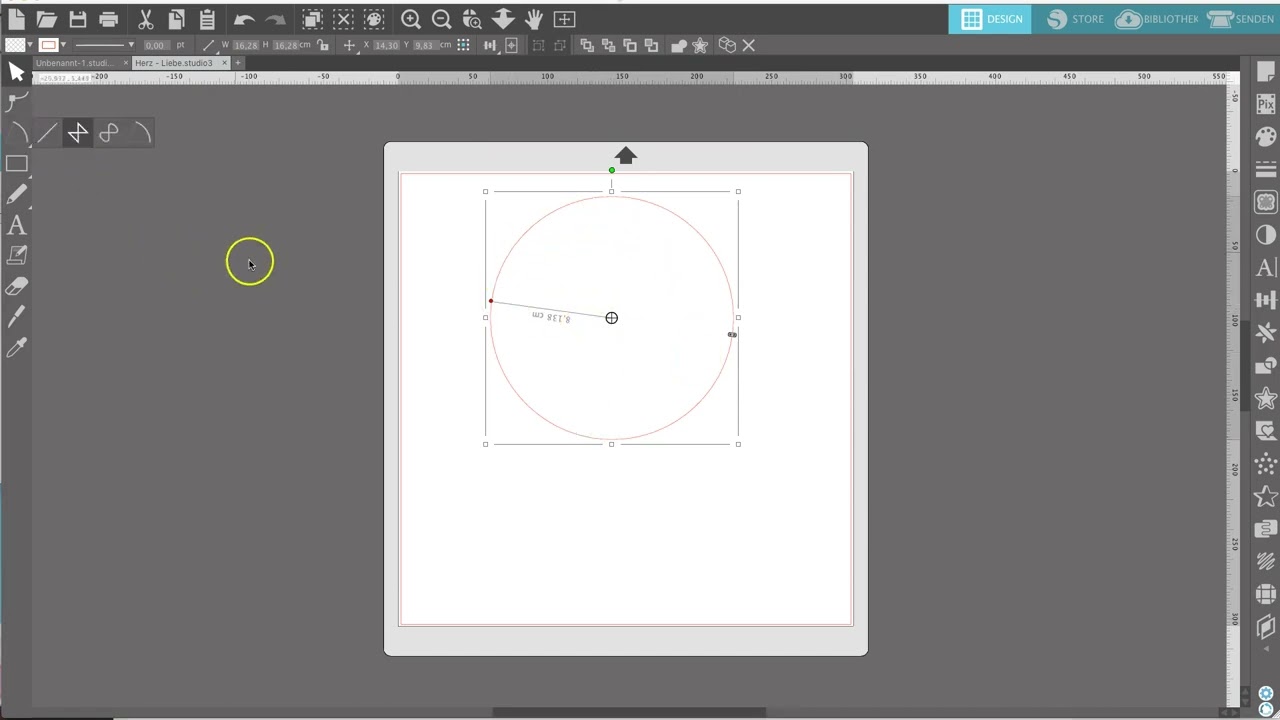 Silhouette Studio - Bogen erstellen - YouTube