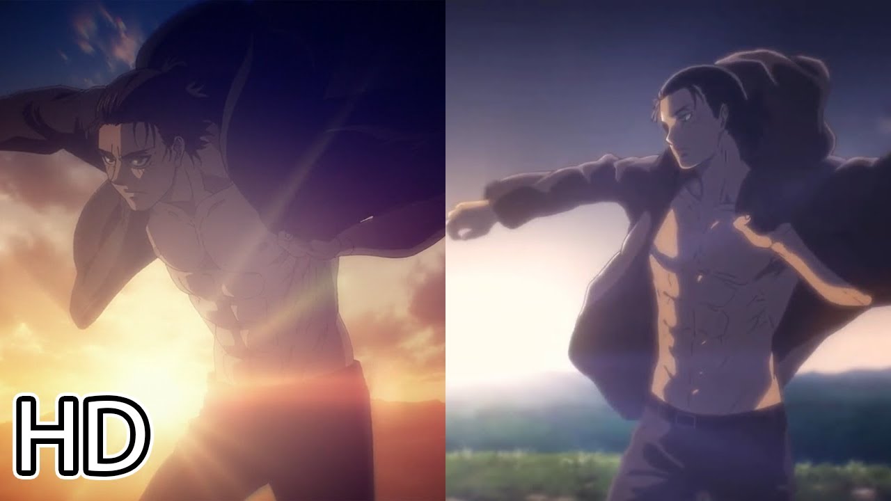 Eren Betrays Paradis | Anime VS Trailer Comparison HD | Attack on Titan ...