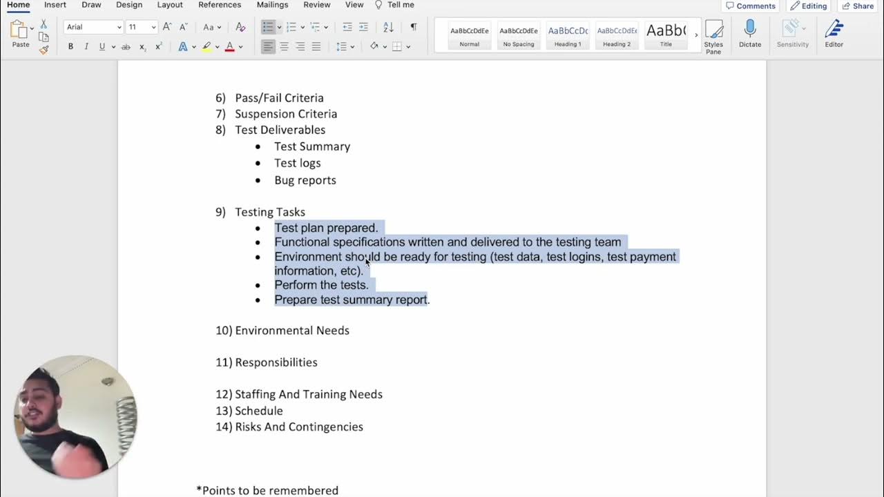 What is test plan document? | How to create test plan document Amazon ...