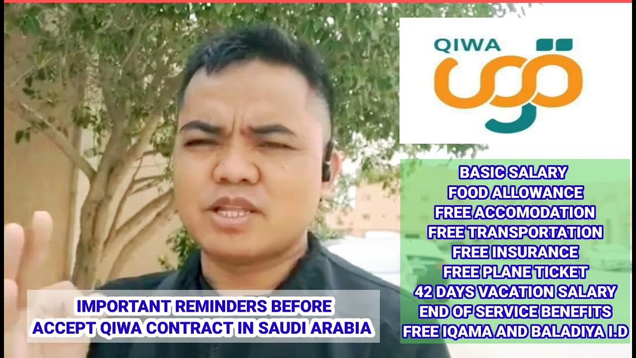 Mga dapat Malaman o check bago mag, accept ng QIWA CONTRACT sa Saudi Arabia ngayong 2024. - YouTube