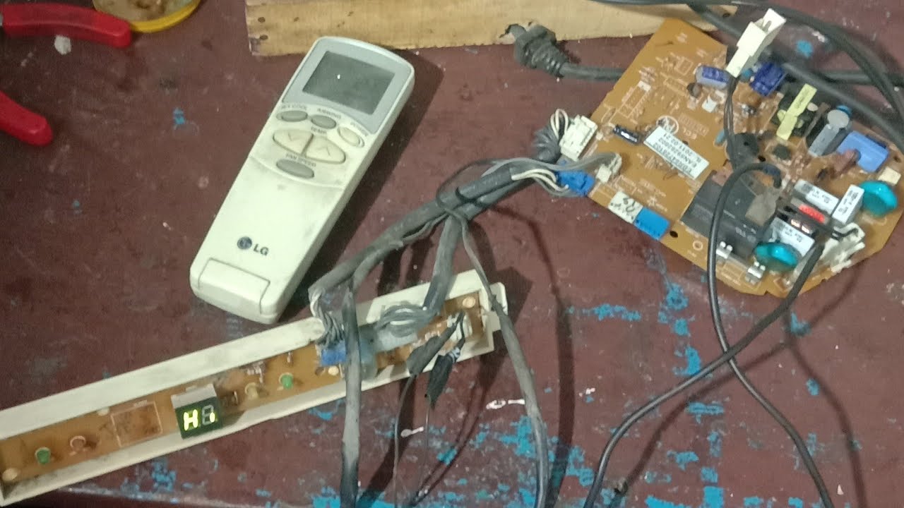 LG split AC Pcb repair not working - YouTube