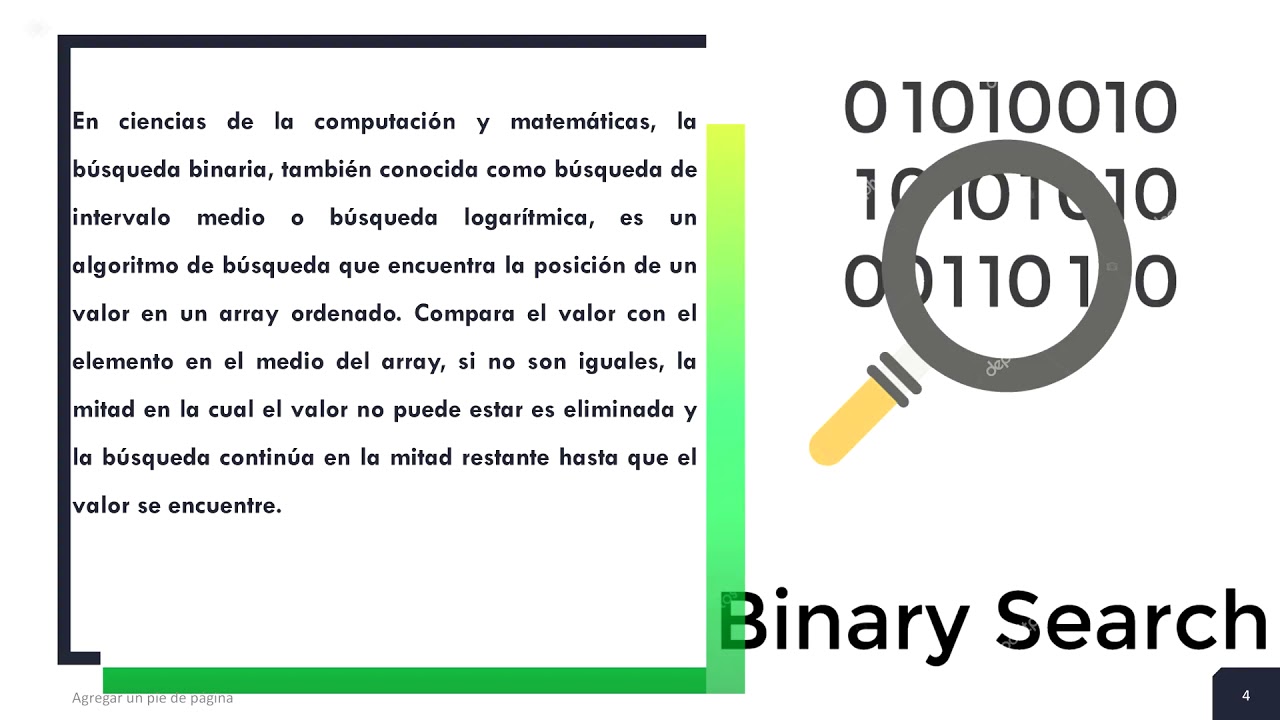BÚSQUEDA BINARIA JAVA - YouTube