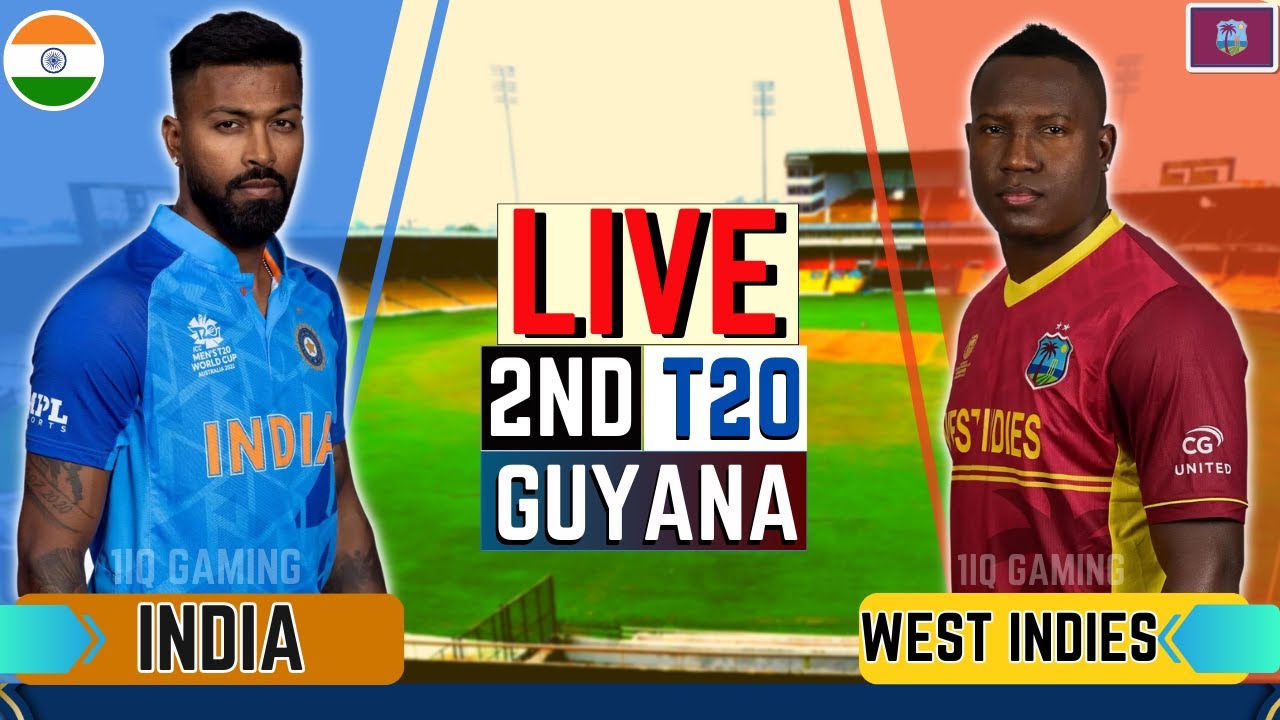 Live IND vs WI 2nd T20 Match | Live Scores & Commentary | Live Cricket ...