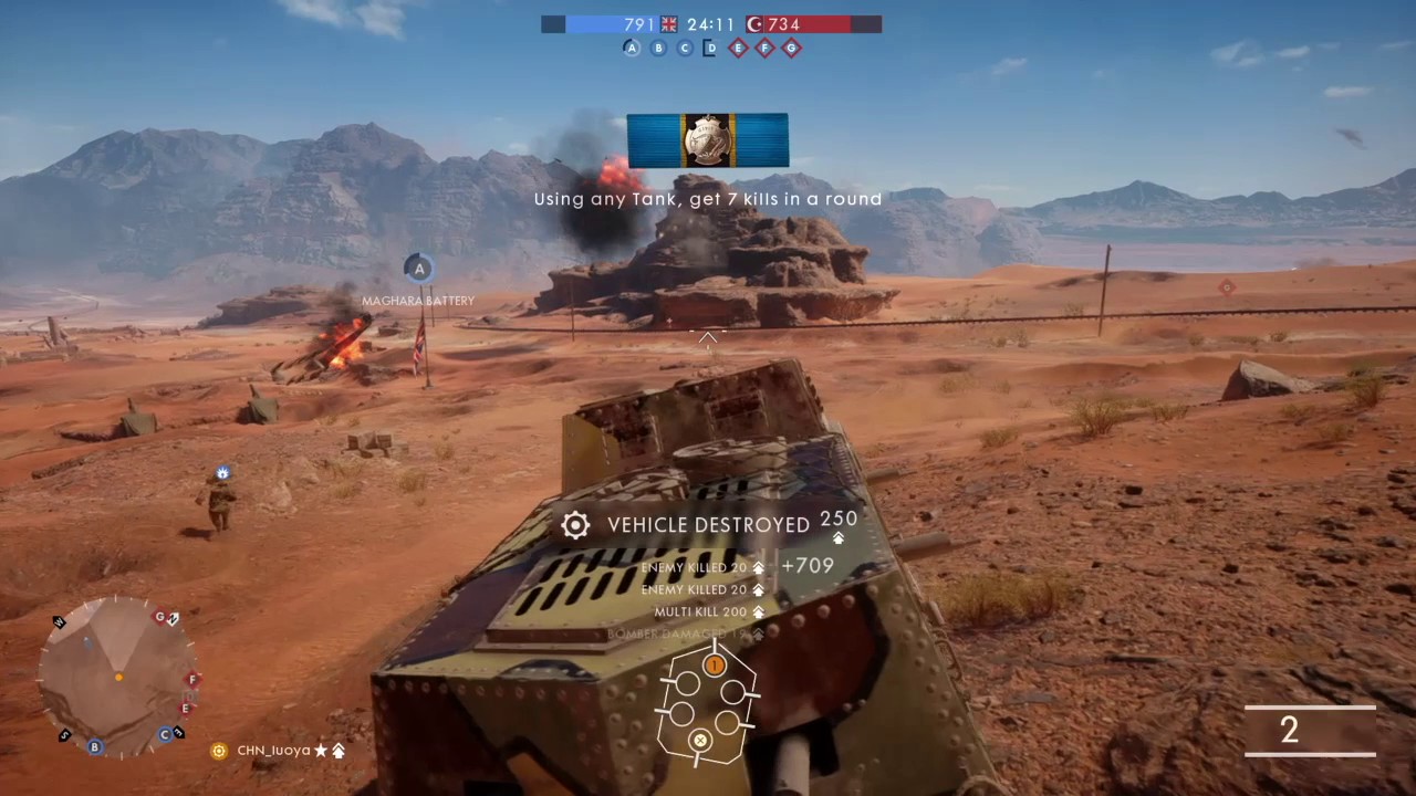 Battlefield 1 Heavy Tank Montage #2 - YouTube