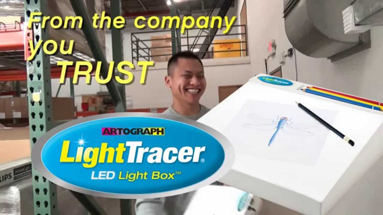 LED LightTracer by Artograph - YouTube