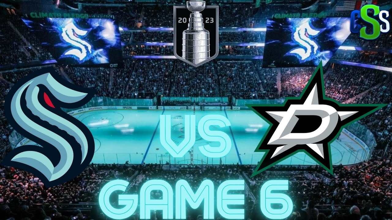 Seattle Kraken vs Dallas Stars, Stanley Cup Playoffs Round 2 game 6 ...