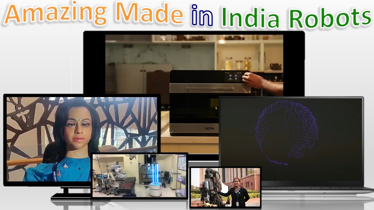 Amazing Made in India Robots | Robots Developed in India - YouTube