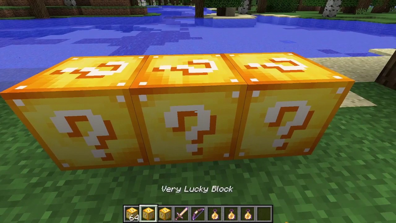 ⭐Minecraft Mod รีวิว - Mod ลักกี้บล็อก | Lucky Block Mod [1.12.2] - YouTube
