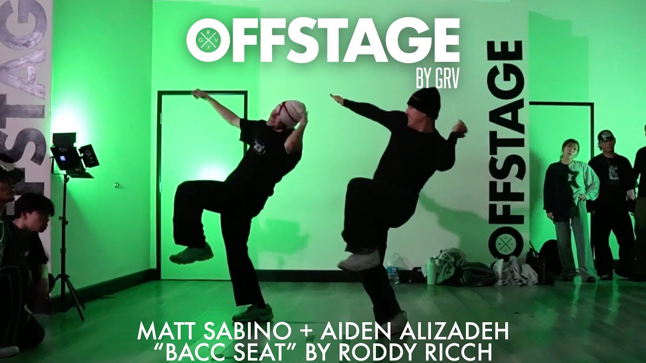 Matt Sabino + Aiden Alizadeh choreography to “Bacc Seat” by Roddy Ricch ...