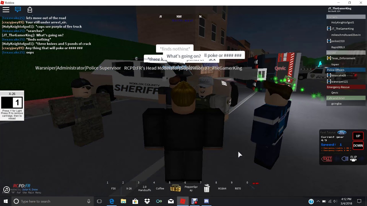 RCPD:FR Staff Patrol [PURSUIT] - YouTube