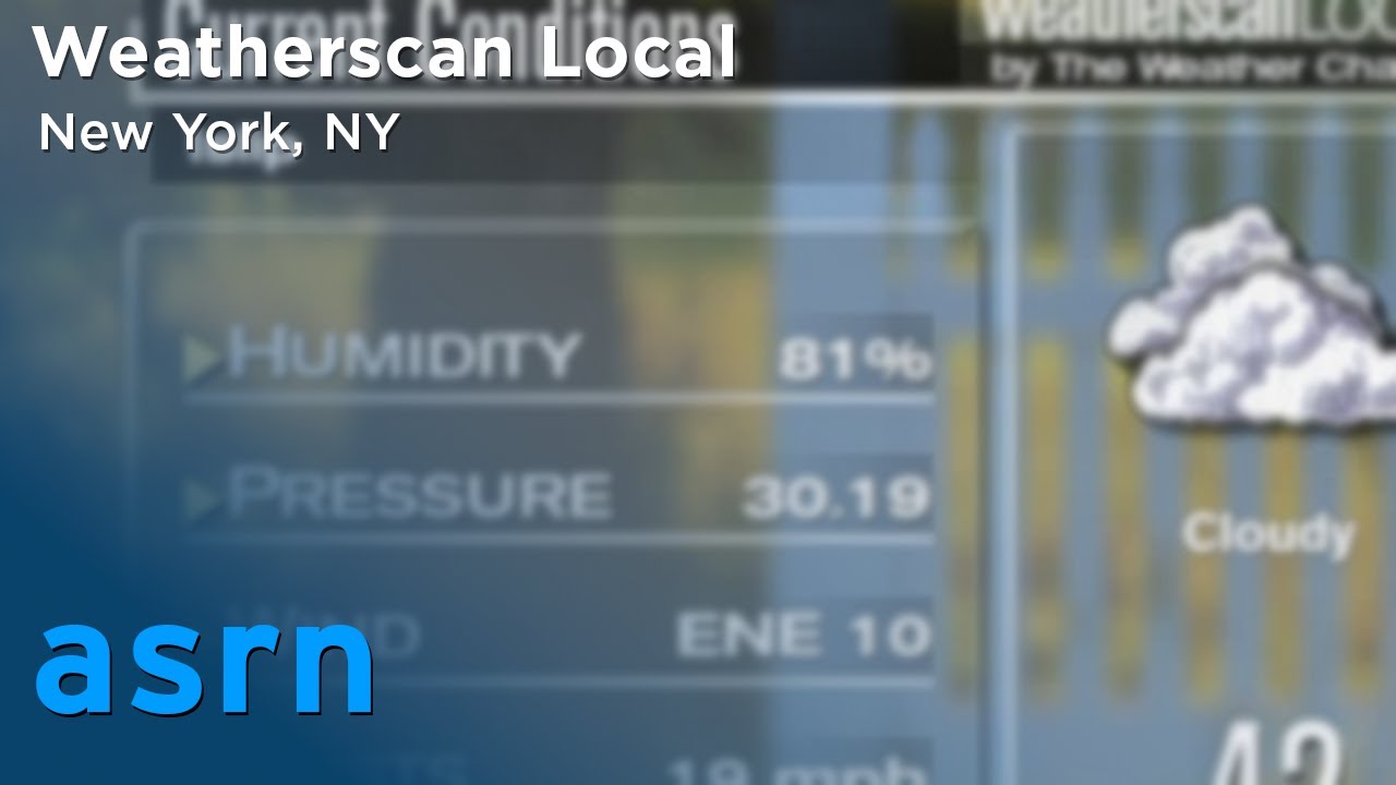 Weatherscan Local - New York, NY - YouTube