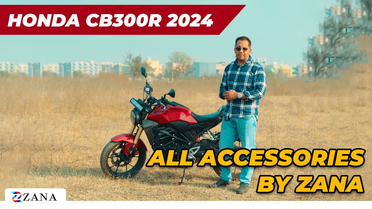 Honda Cb300R 2024 All Accessories By Zana - YouTube