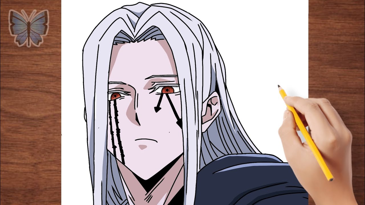 How to Draw Innocent Zero from Mashle Magic and Muscles | step by step ...