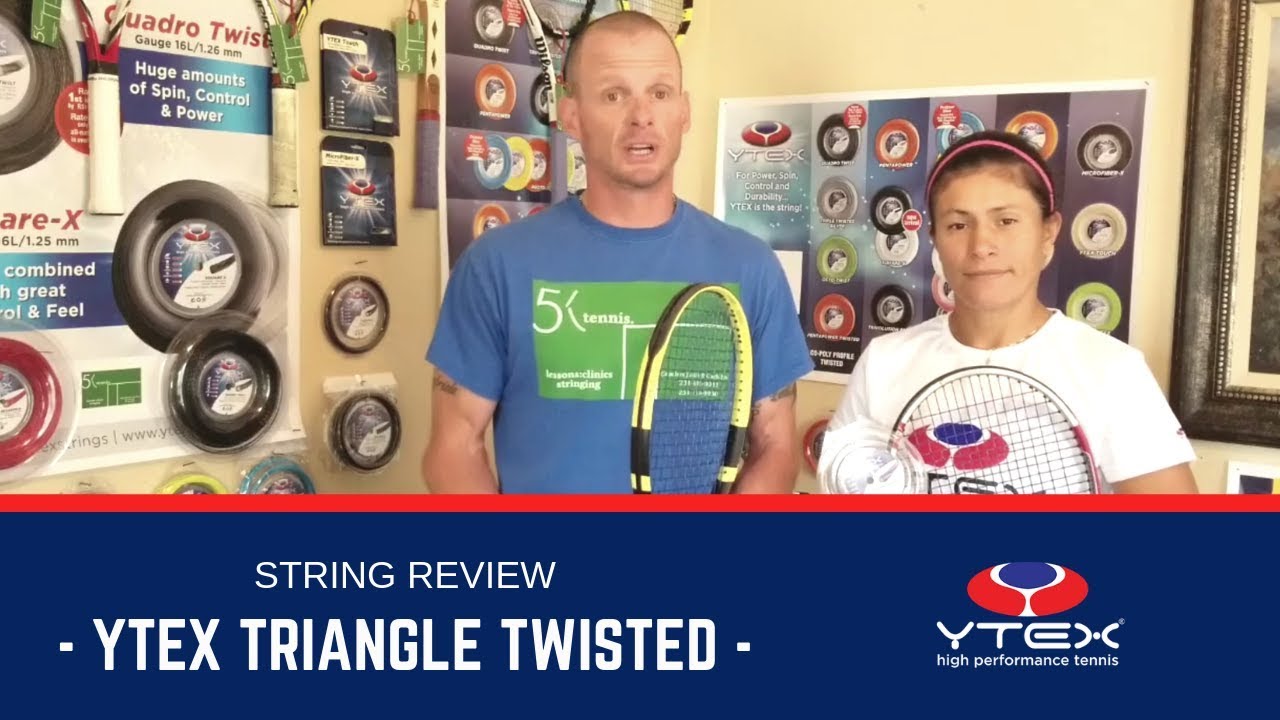 YTEX Triangle Twisted Purple - Tennis String Review 2019 - YouTube