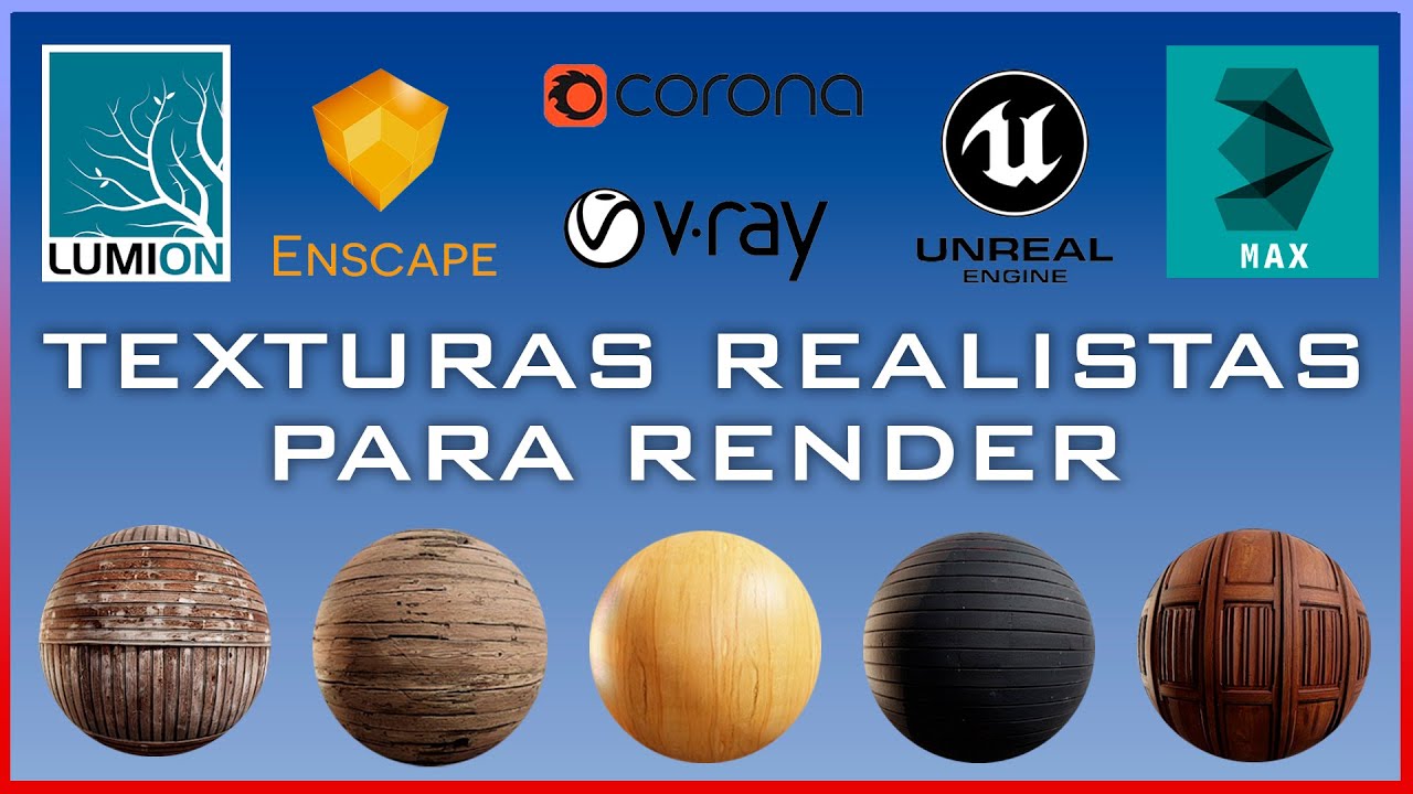 Descargar texturas realistas para renders - YouTube