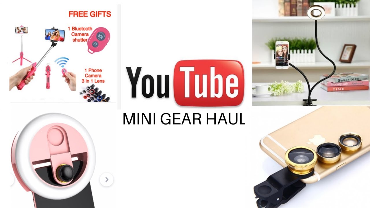 MY MINI YOUTUBE GEAR/EQUIPMENT HAUL | BEGINNER FRIENDLY | BUDGET ...
