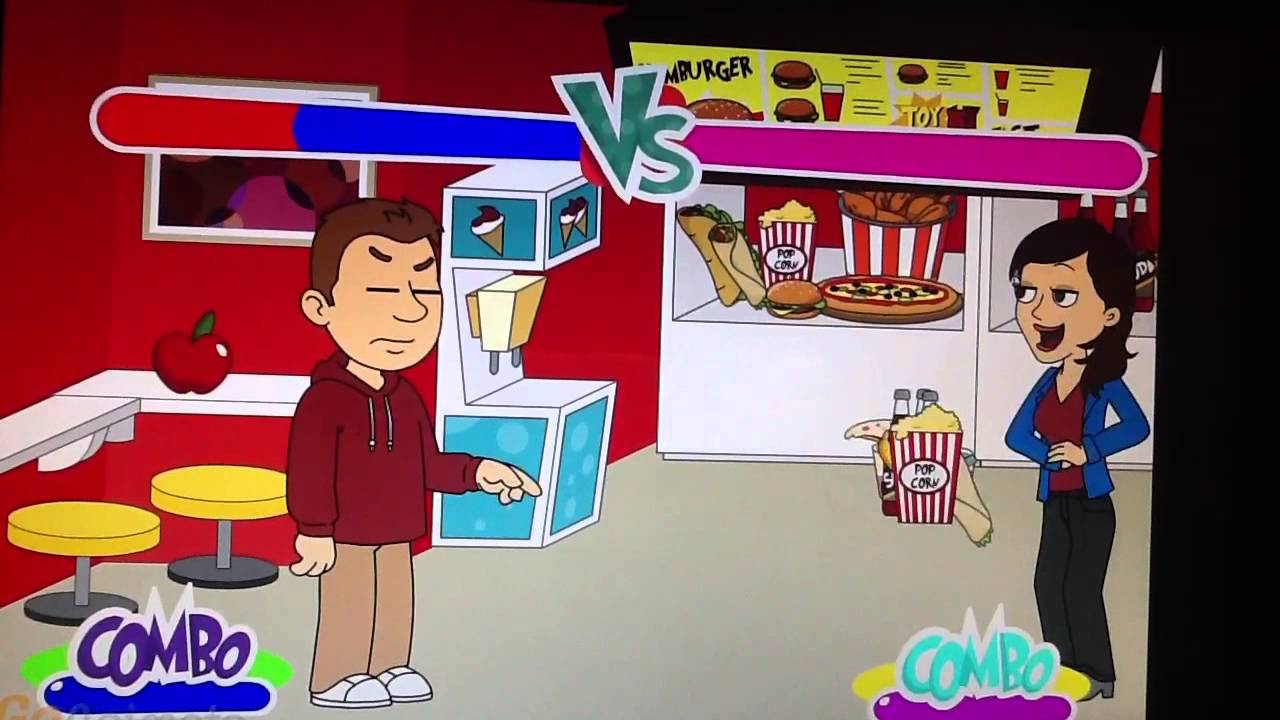 GoAnimate: Food Fight Episode 1: Eric vs. Catherine - YouTube