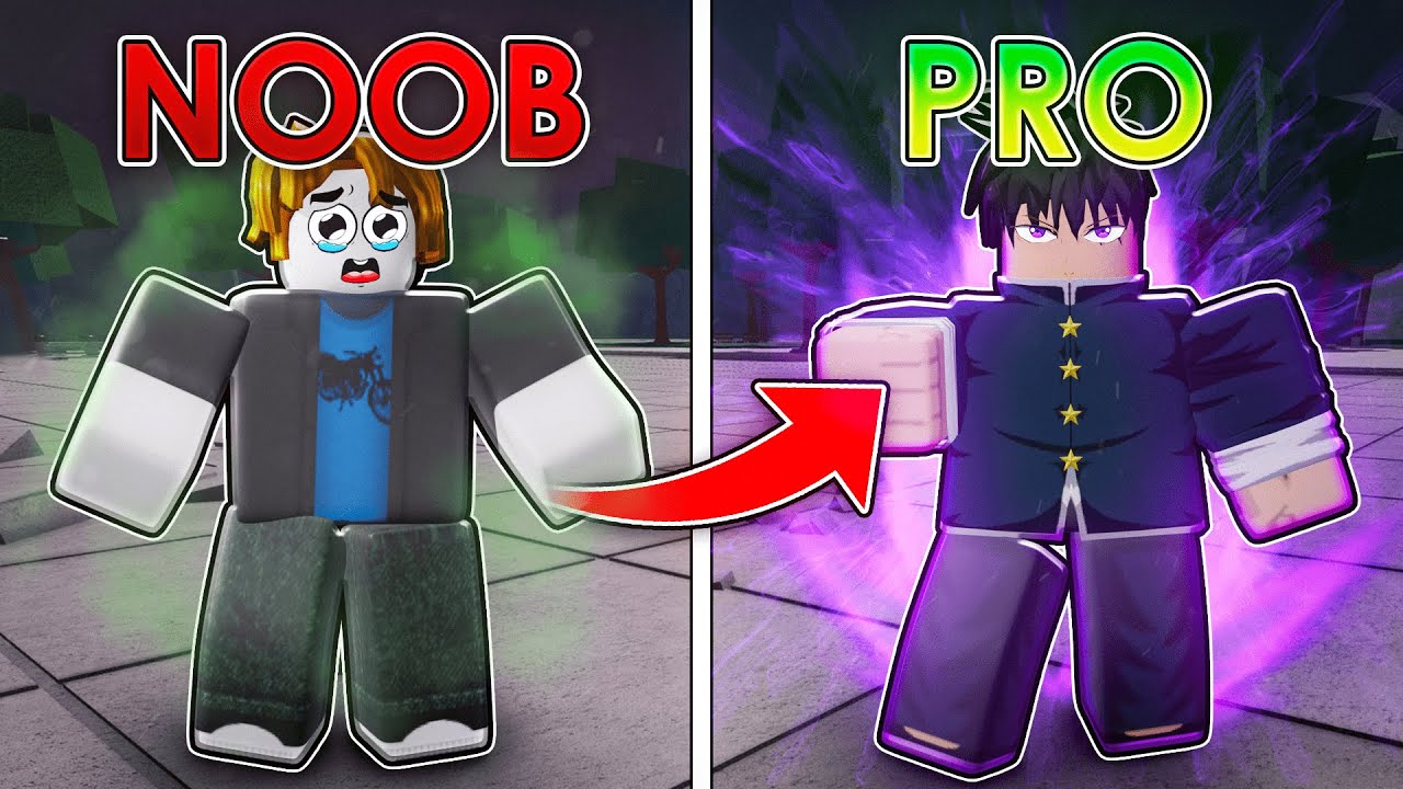 Going from NOOB to PRO in Roblox The Strongest Battlegrounds - YouTube