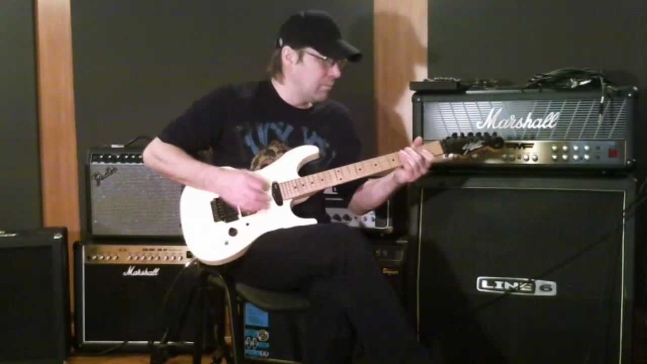 Fender Strat HM with Dimarzio Fast Track 2 (bridge) - YouTube