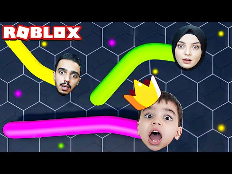 YILAN OYUNUNDA BİRİNCİ OLDUK !! 😱 Roblox Slither.io