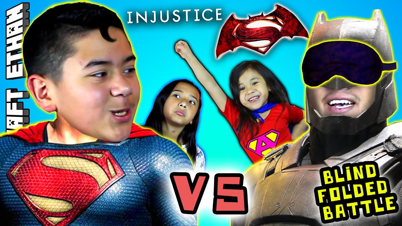 BATMAN vs SUPERMAN - Dawn of INJUSTICE w/ Minecraft Ethan, Emma, Aubrey ...