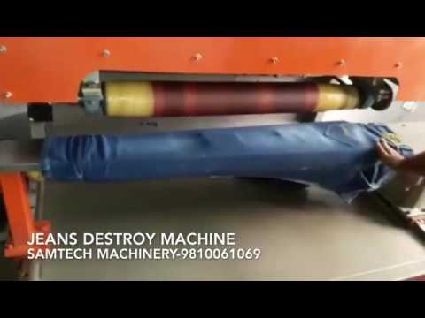 JEANS DAMAGE (DESTROYING)MACHINE - YouTube